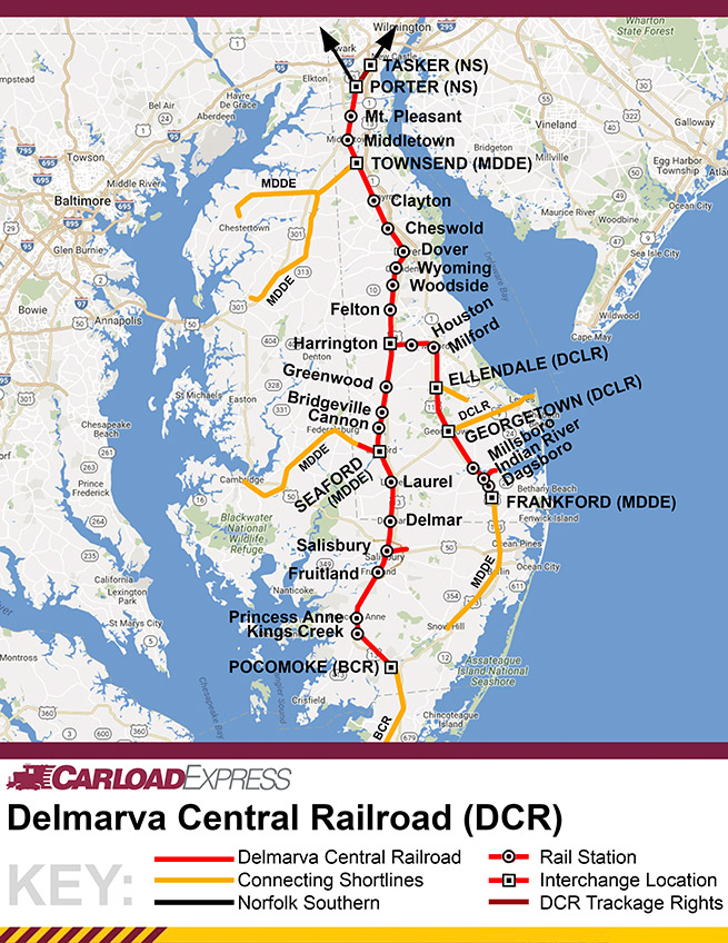 Delmarva Central Railroad - Carload Express, Inc.